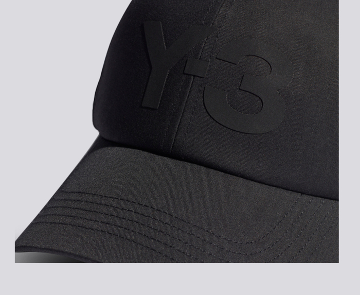 Y-3 - Y-3 LOGO CAP 'BLACK NOIR' - VegNonVeg