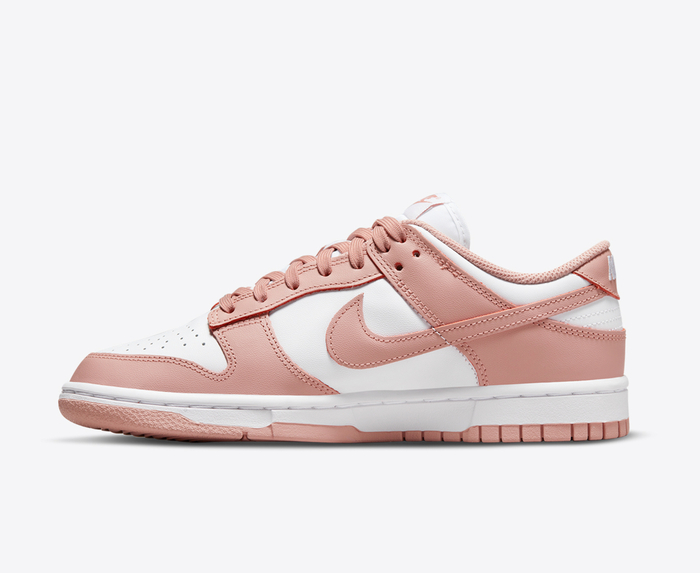Nike - DUNK LOW 'WHITE/ROSE WHISPER' - VegNonVeg