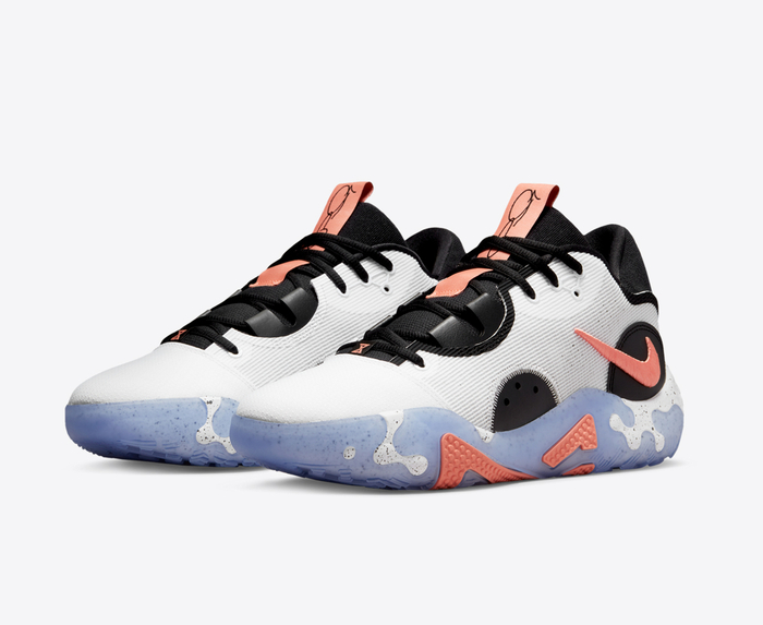 Nike - PG 6 EP 'WHITE/CRIMSON BLISS-BLACK-THUNDER BLUE' - VegNonVeg