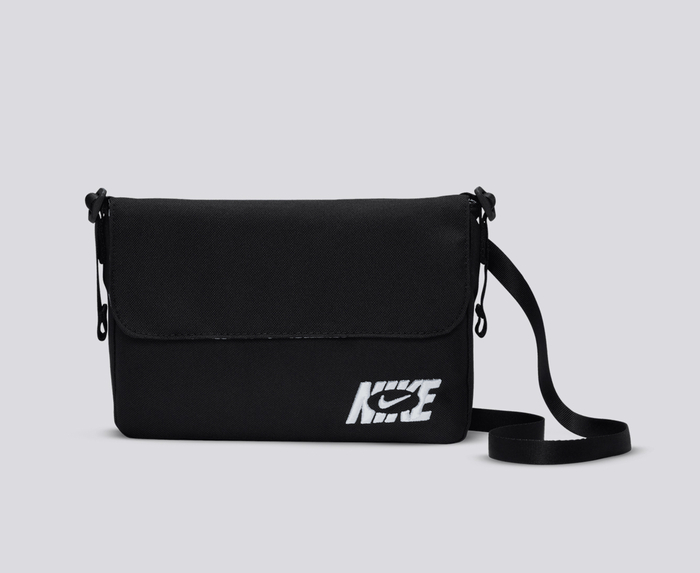 Nike - W NSW FTRA 365 CROSSBODY- ICON 'BLACK/BLACK/WHITE' - VegNonVeg