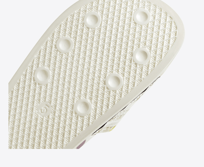 Adidas Originals - ADILETTE 'CLOUD WHITE/CORE BLACK' - VegNonVeg