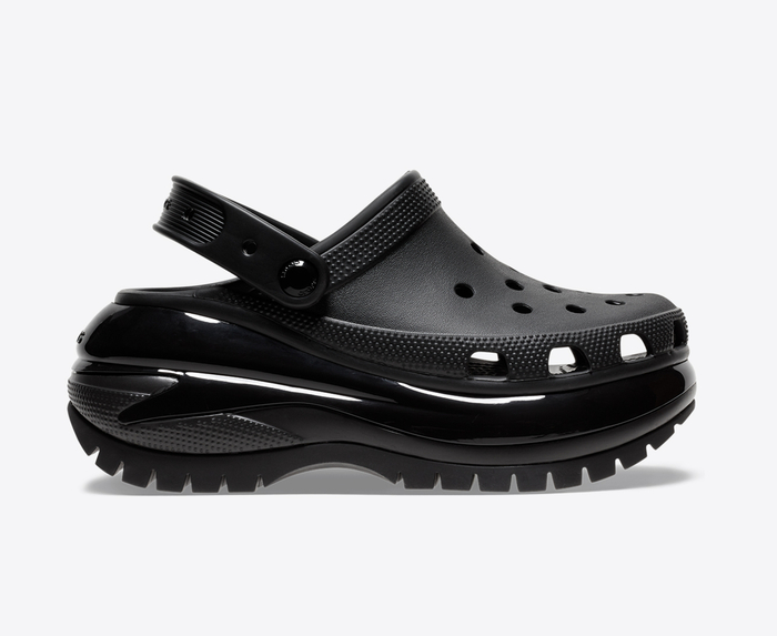 Crocs - MEGA CRUSH CLOG 'BLACK' - VegNonVeg