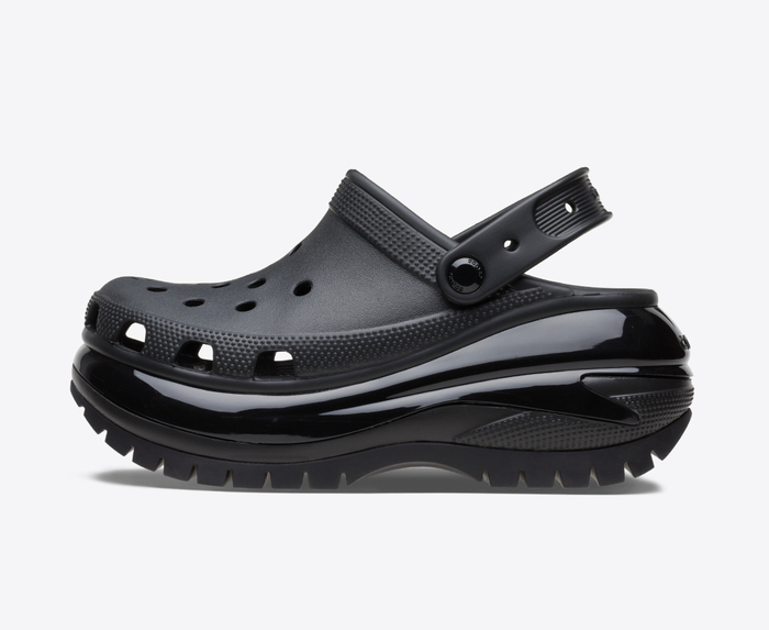 Crocs - MEGA CRUSH CLOG 'BLACK' - VegNonVeg