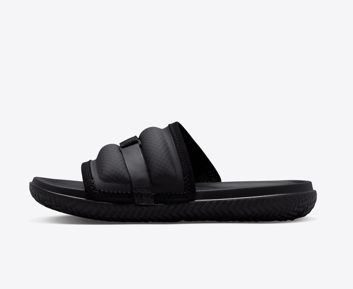 Jordan - JORDAN SUPER PLAY SLIDE 'BLACK/UNIVERSITY RED' - VegNonVeg