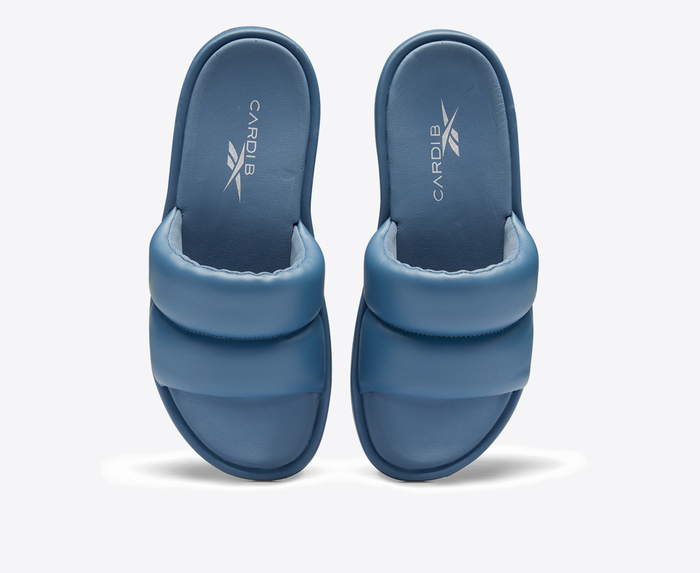 REEBOK - CARDI SLIDE 'BLUE SLATE' - VegNonVeg