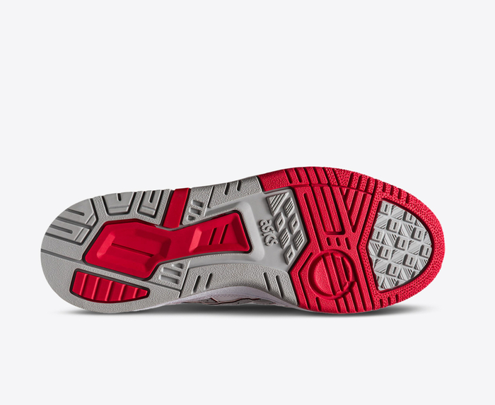 ASICS - EX89 'WHITE/CLASSIC RED' - VegNonVeg