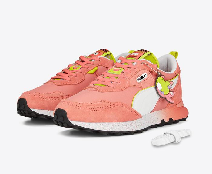Puma - RIDER FV SPONGEBOB 'CARNATION PINK-PUMA WHITE' - VegNonVeg