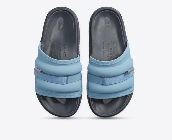 Jordan - JORDAN SUPER PLAY SLIDE 'CHAMBRAY/CHAMBRAY-DARK BLUE GREY ...