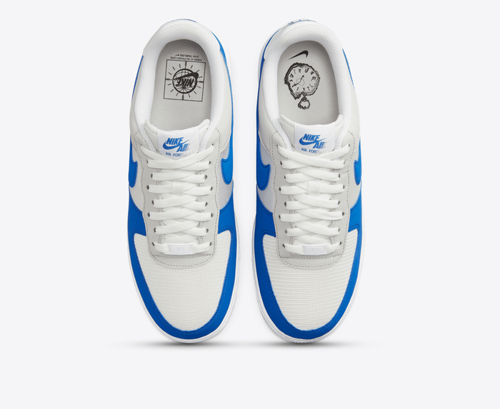 Nike - AIR FORCE 1 '07 LV8 'SUMMIT WHITE/GAME ROYAL-NEUTRAL GREY ...