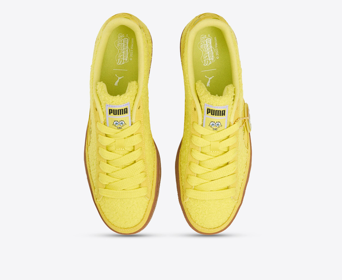 Puma - SUEDE SPONGEBOB 'LUCENT YELLOW-CITRONELLE' - VegNonVeg