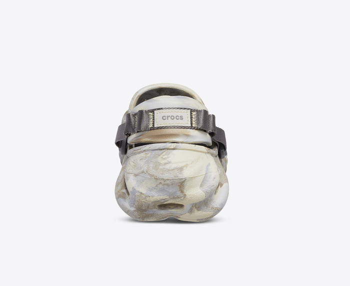 Crocs - ECHO MARBLED CLOG 'BONE/MULTI' - VegNonVeg