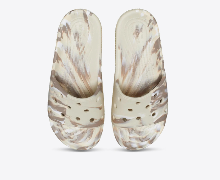 Crocs - ECHO MARBLED CLOG 'BONE/MULTI' - VegNonVeg