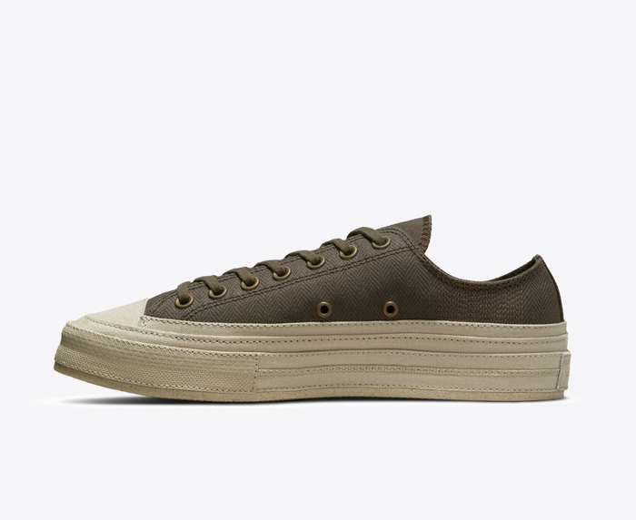 Converse - CHUCK 70 OX 'ENGINE SMOKE/TOAD/BEACH STONE' - VegNonVeg Converse - CHUCK 70 OX 'ENGINE SMOKE/TOAD/BEACH STONE' - VegNonVeg