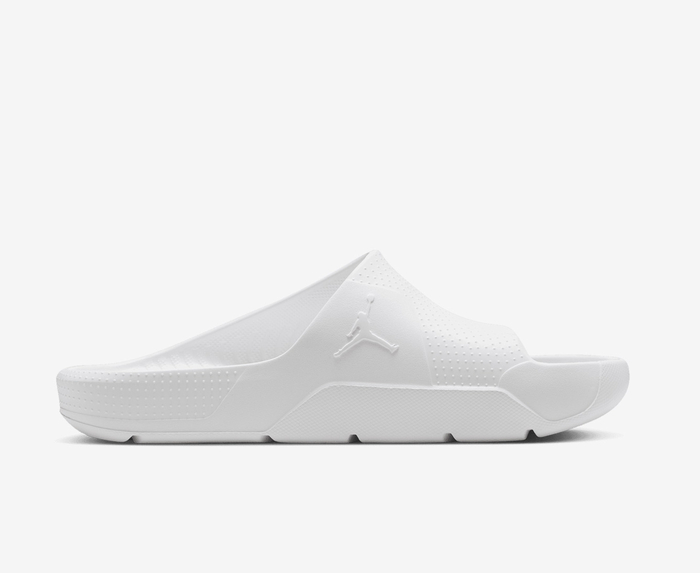 Jordan - JORDAN POST SLIDE 'WHITE' - VegNonVeg