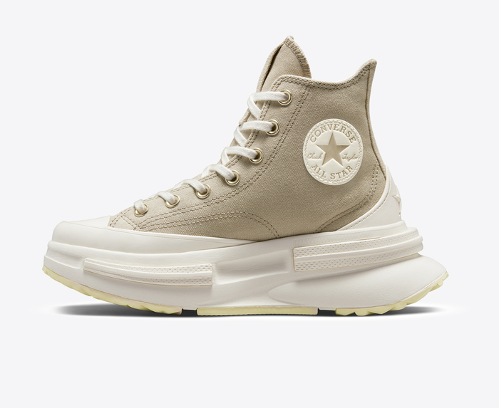 Converse - RUN STAR LEGACY CX HIGH 'BEACH STONE/EGRET/RED OAK' - VegNonVeg