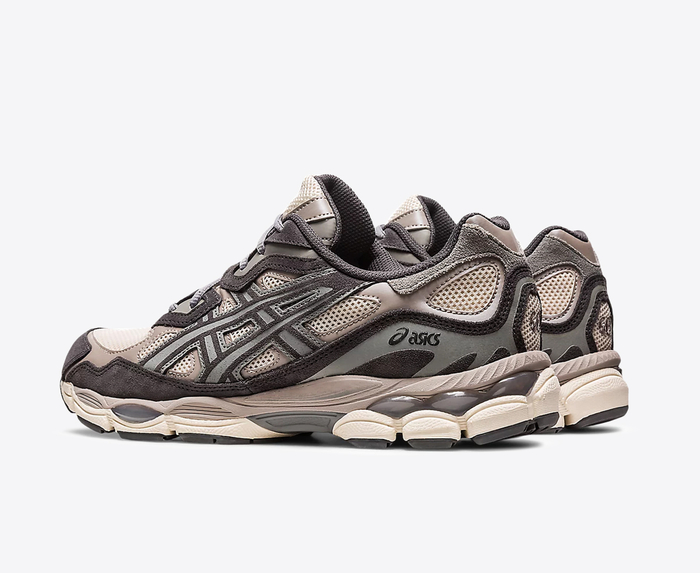 ASICS - GEL-NYC 'OATMEAL/OBSIDIAN GREY' - VegNonVeg